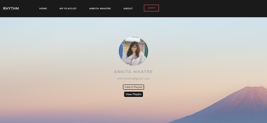 GitHub - ankita-mhatre/Rhythm-Playlist-Client: Application allows user to create and manage ...