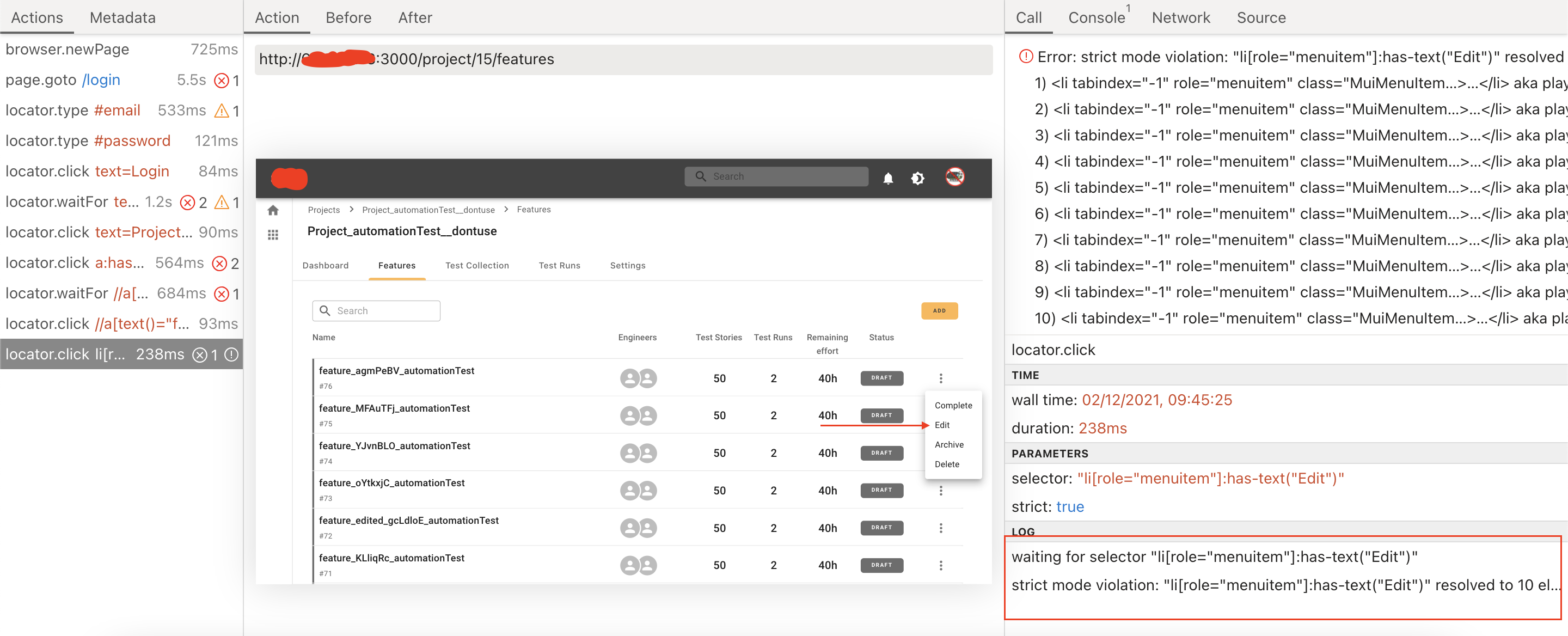 [BUG] Unable to interact with visible element · Issue #10633 · microsoft/playwright · GitHub