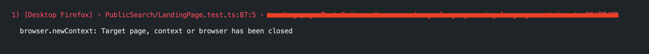 [Question] why im getting browser.newContext: Target page, context or browser has been closed ...