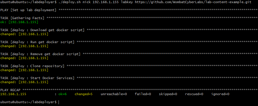 GitHub - WombatCyberLabs/lab-deployment-tool: Script wrapper for ...
