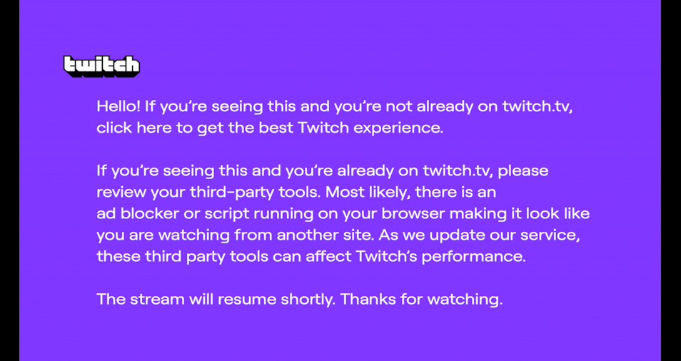 Twitch stream doesn't work anymore · Issue #3537 · streamlink ...