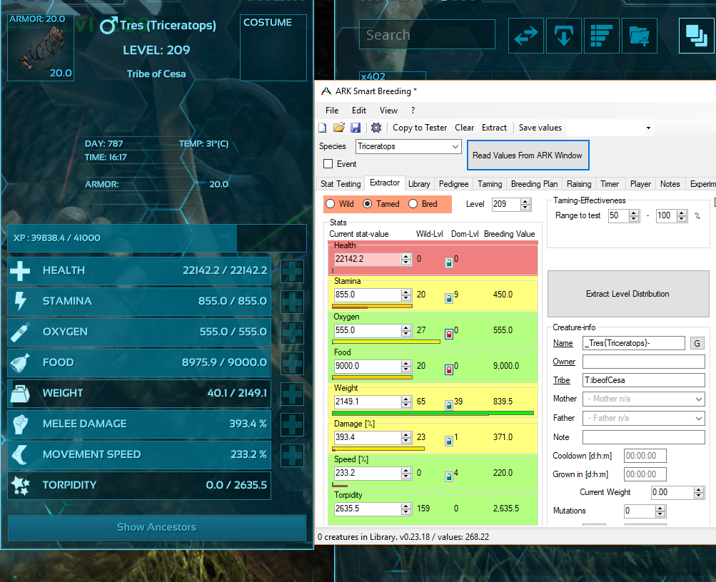 Issues with the extraction · Issue #456 · cadon/ARKStatsExtractor · GitHub