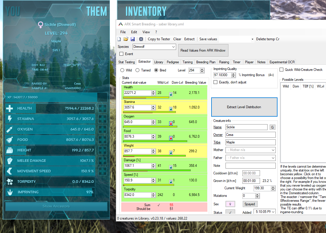 Issues with the extraction · Issue #456 · cadon/ARKStatsExtractor · GitHub