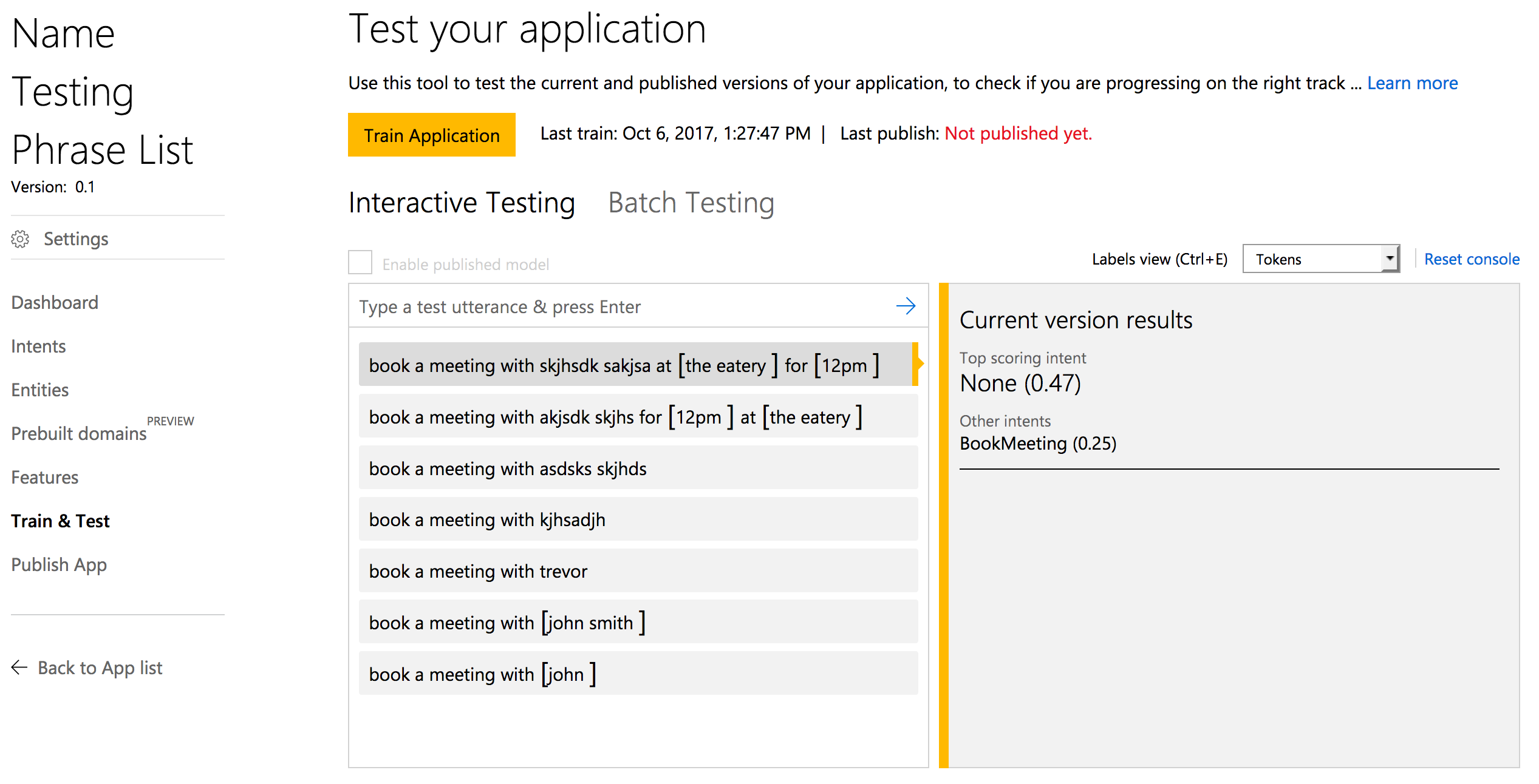 [LUIS] Phrase lists not working as expected · Issue #3578 · microsoft/botframework-sdk · GitHub