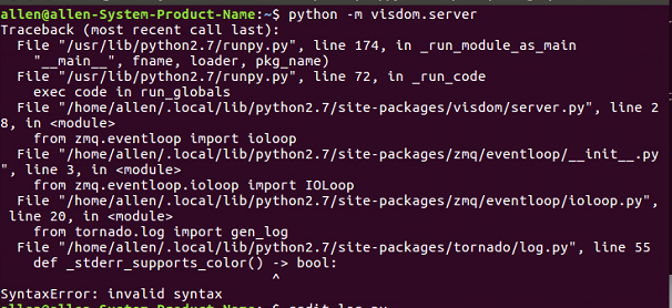 invalid syntax problem · Issue #2627 · tornadoweb/tornado · GitHub