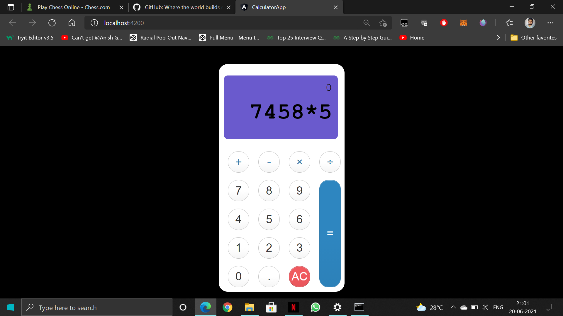 GitHub - abhiymailknp/CalculatorApp