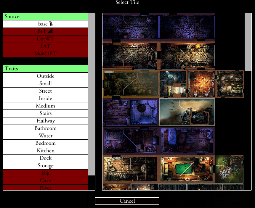 Enhancement Request - Content selection · Issue #651 · NPBruce/valkyrie · GitHub