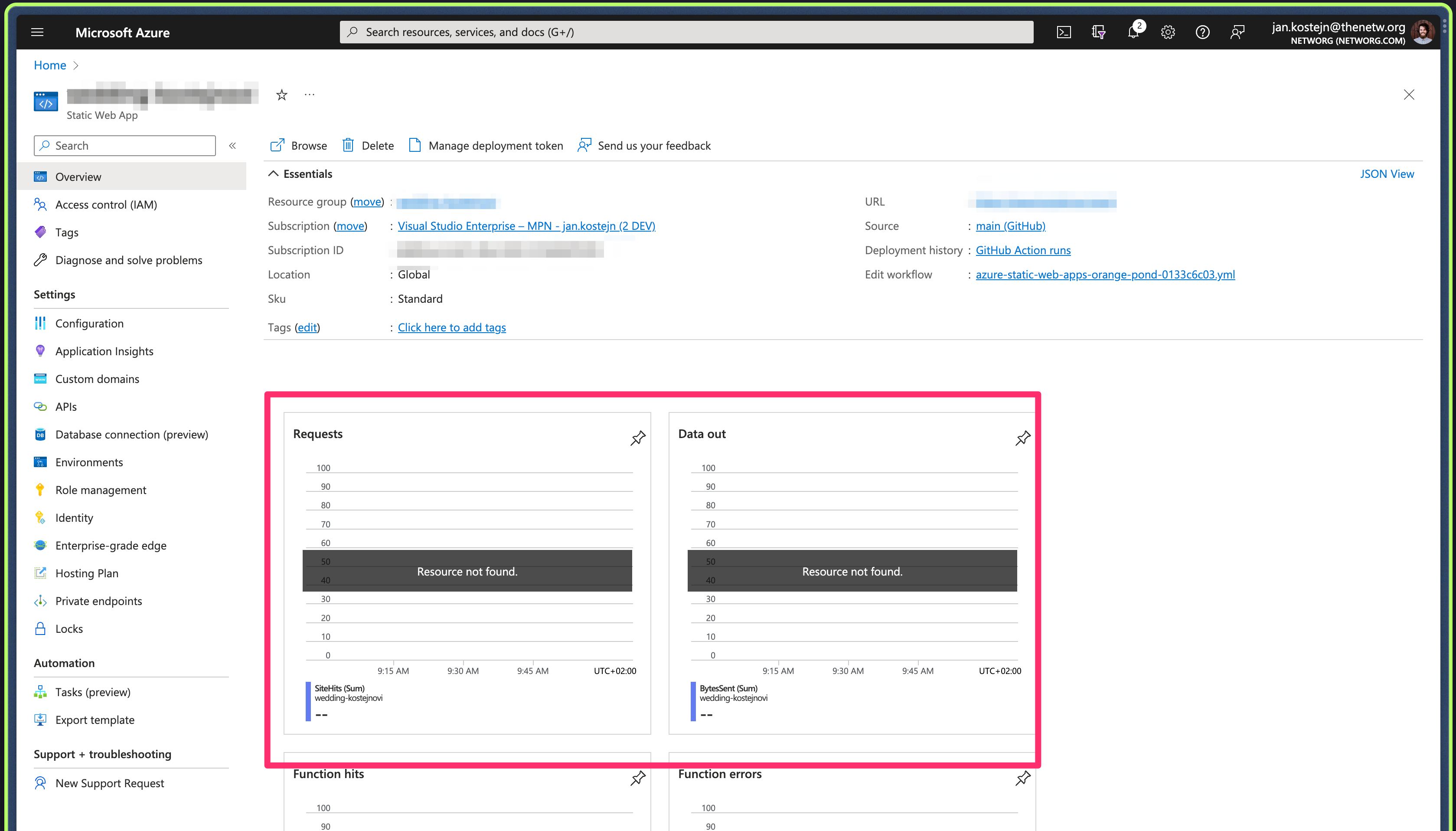Build is failing · Issue #1154 · Azure/static-web-apps · GitHub