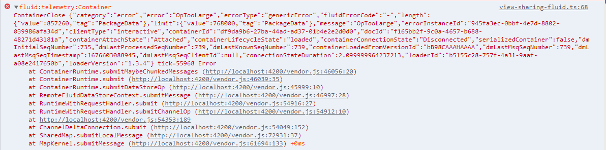 Container Close Directly Because Optoolarge · Issue 14270 · Microsoftfluidframework · Github
