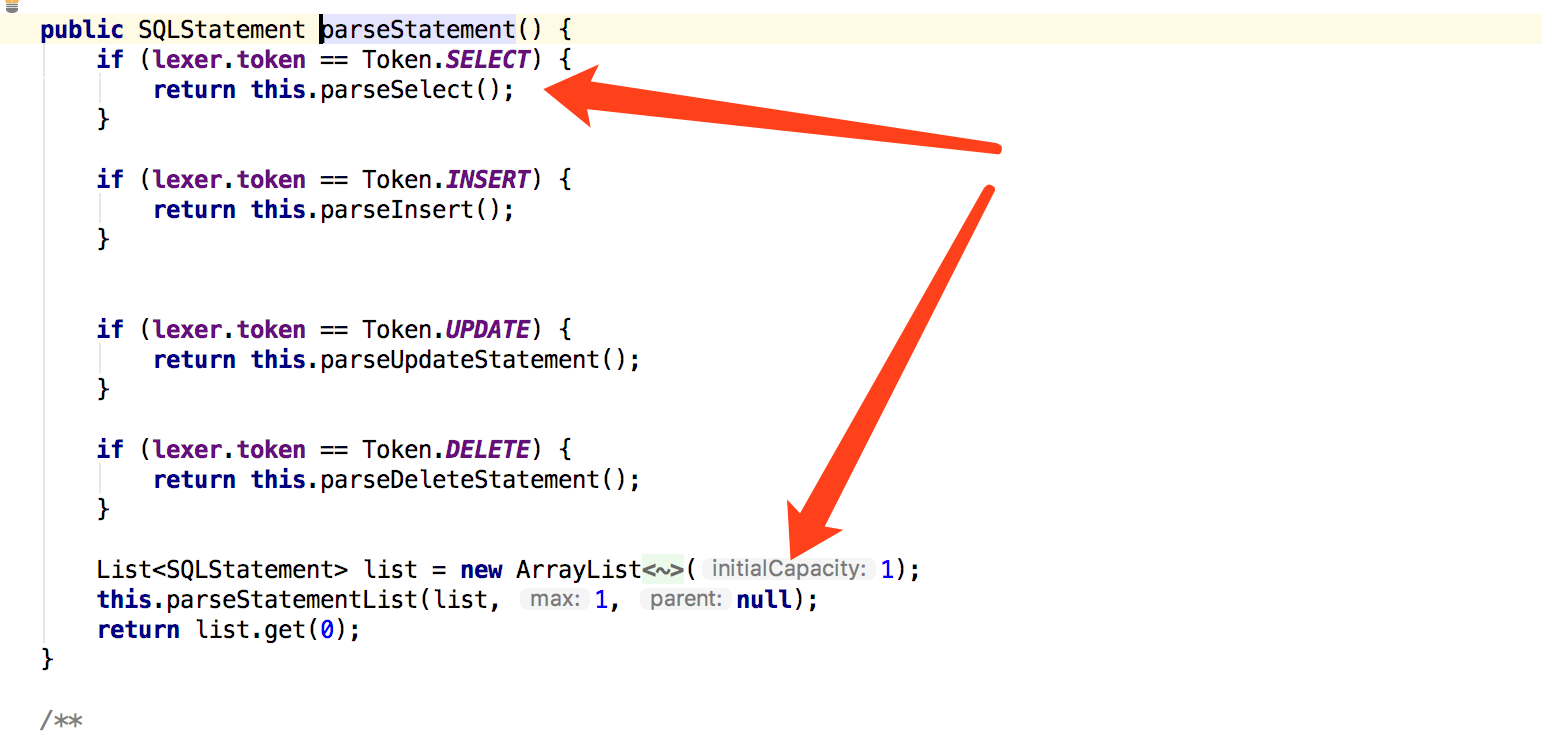 SQLStatementParser的parseStatement方法未检查语法错误 · Issue #2248 · alibaba/druid · GitHub