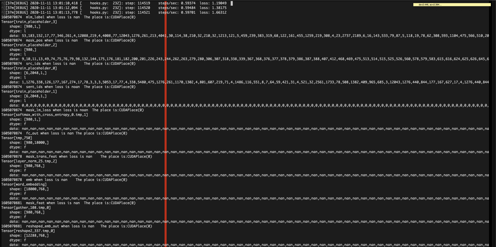 Nan 训练的时候会有 Nan · Issue 28539 · Paddlepaddlepaddle · Github 