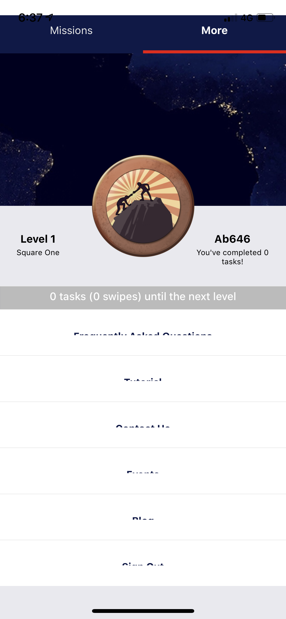 Uncertain What The Tab More Is · Issue 70 · Mapswipe Mapswipe · Github