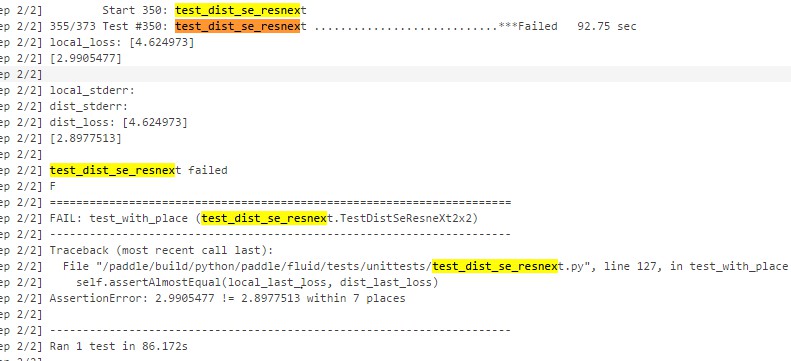 random fail unittest · Issue #12481 · PaddlePaddle/Paddle · GitHub