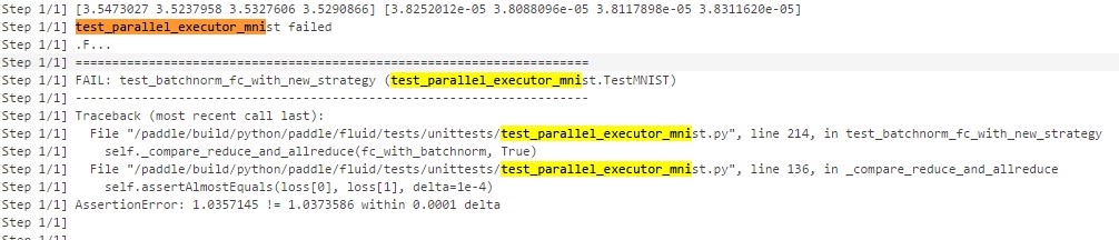random fail unittest · Issue #12481 · PaddlePaddle/Paddle · GitHub