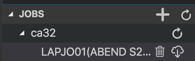 Job Tree - Refresh Icon Tooltip · Issue #93 · zowe/zowe-explorer-vscode · GitHub