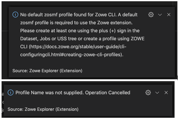 Cannot create a new profile with the "plus" button · Issue #427 · zowe/zowe-explorer-vscode · GitHub
