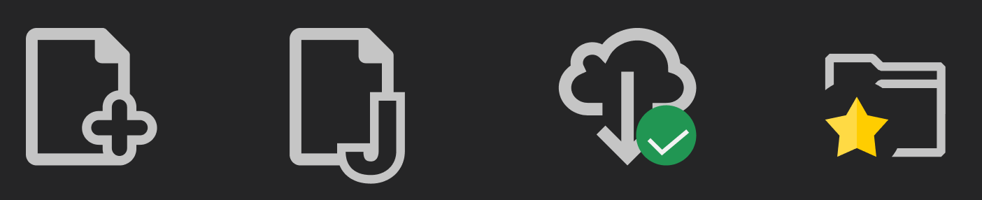 Favorites icon: Change the icon for Favorites to show a star icon ...