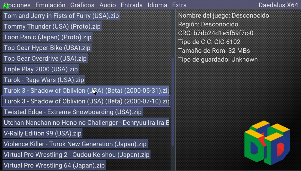 Turok 3 - Shadow of Oblivion · Issue #210 · Rinnegatamante/DaedalusX64 ...