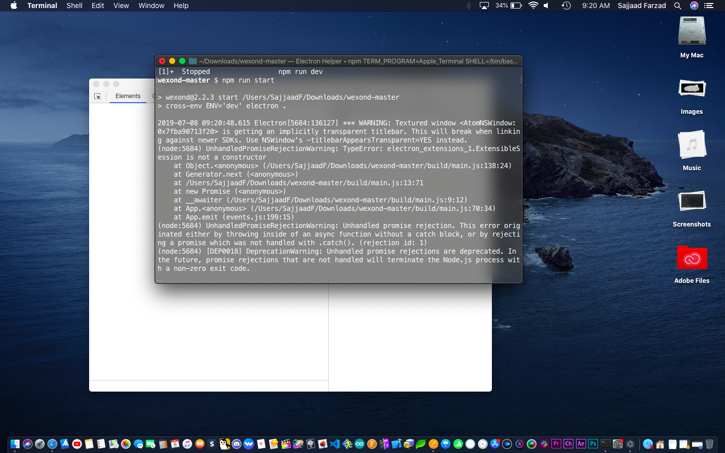 Issues with NPM and other packages · Issue #228 · wexond/browser-base · GitHub