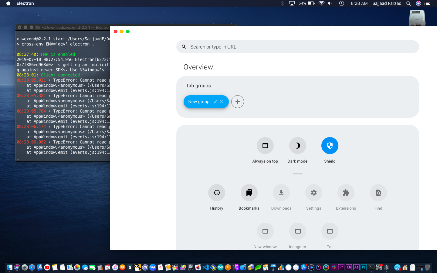 Issues with NPM and other packages · Issue #228 · wexond/browser-base · GitHub