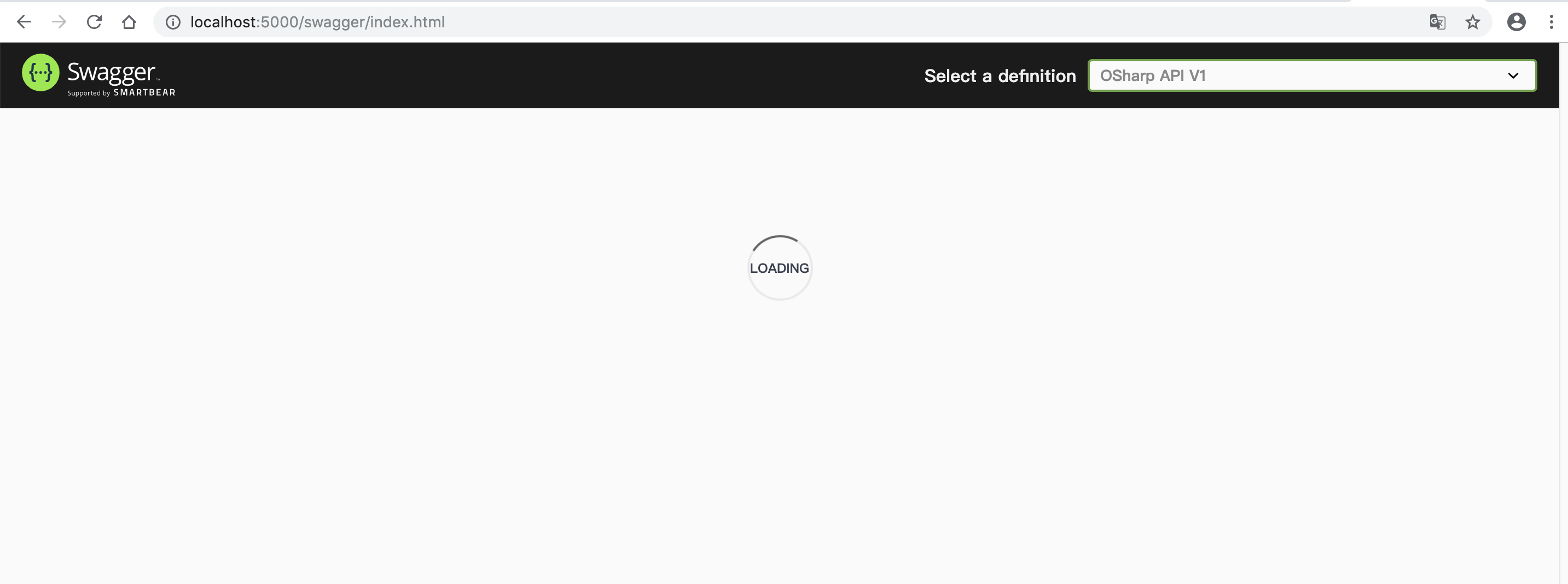 打开Swagger页面，Debug时报错 · Issue #123 · dotnetcore/osharp · GitHub