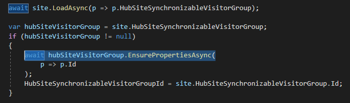 Unresolved tokens found in API Call (ISite ...