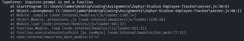 GitHub - Godoflaugh/Zephyr-Studios-Employee-Tracker: An employee ...
