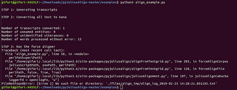 Resolved issues for Windows 10 · Issue #2 · timmahrt/pyJuliusAlign · GitHub