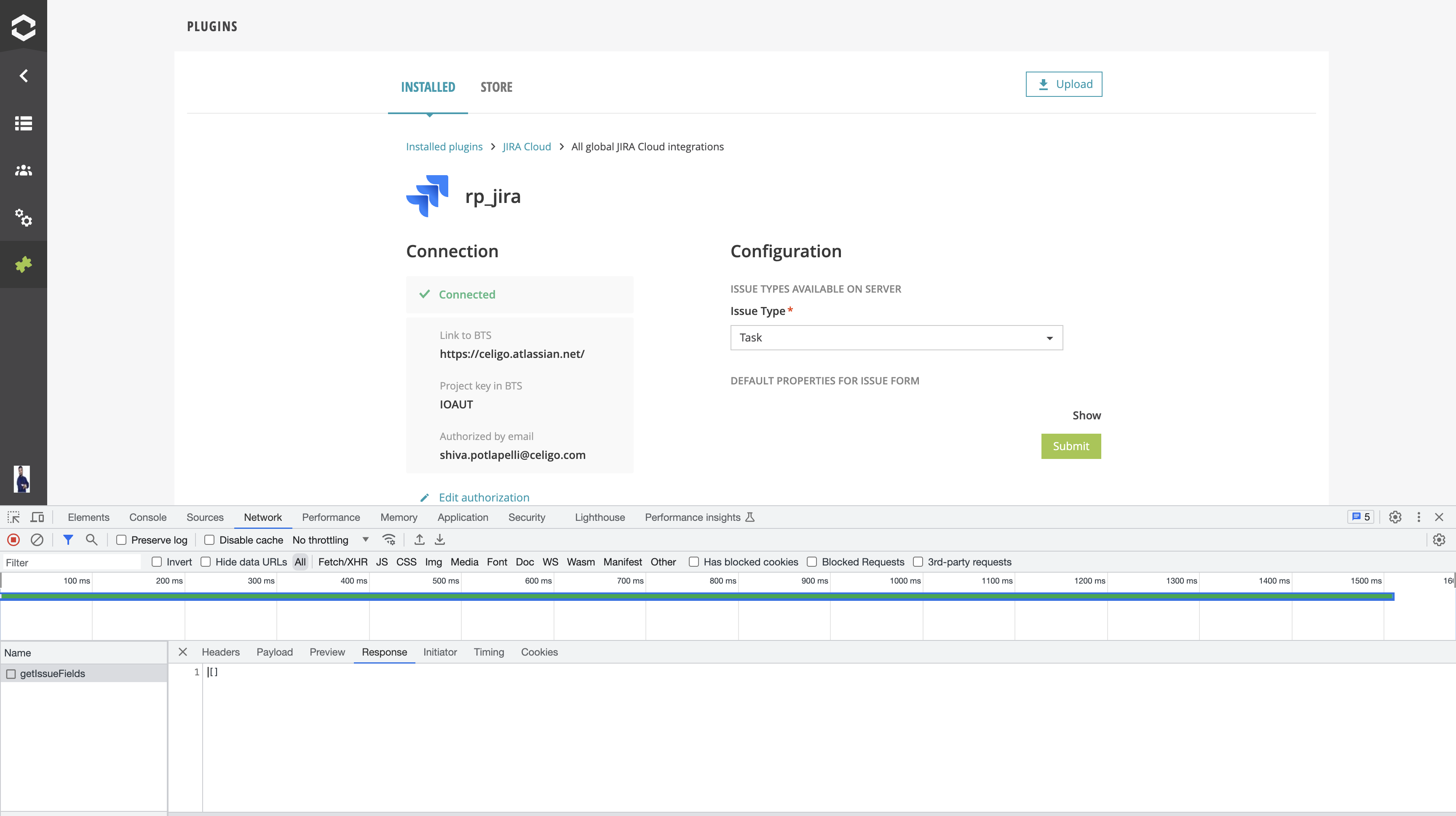 `Post Issue` is not available. · Issue #36 · reportportal/plugin-bts ...