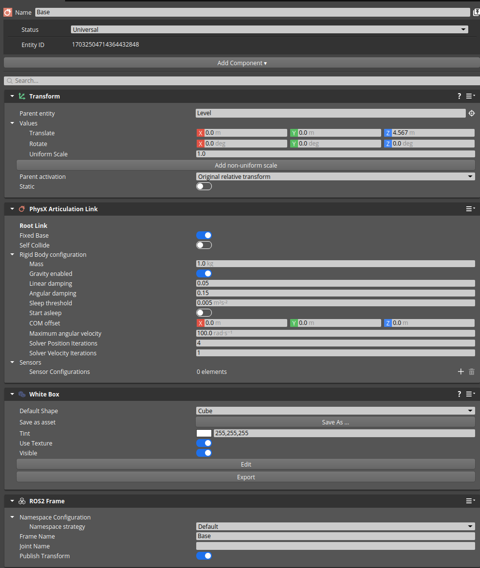ROS2 Transform are not published with articulation · Issue #346 · o3de/o3de-extras · GitHub