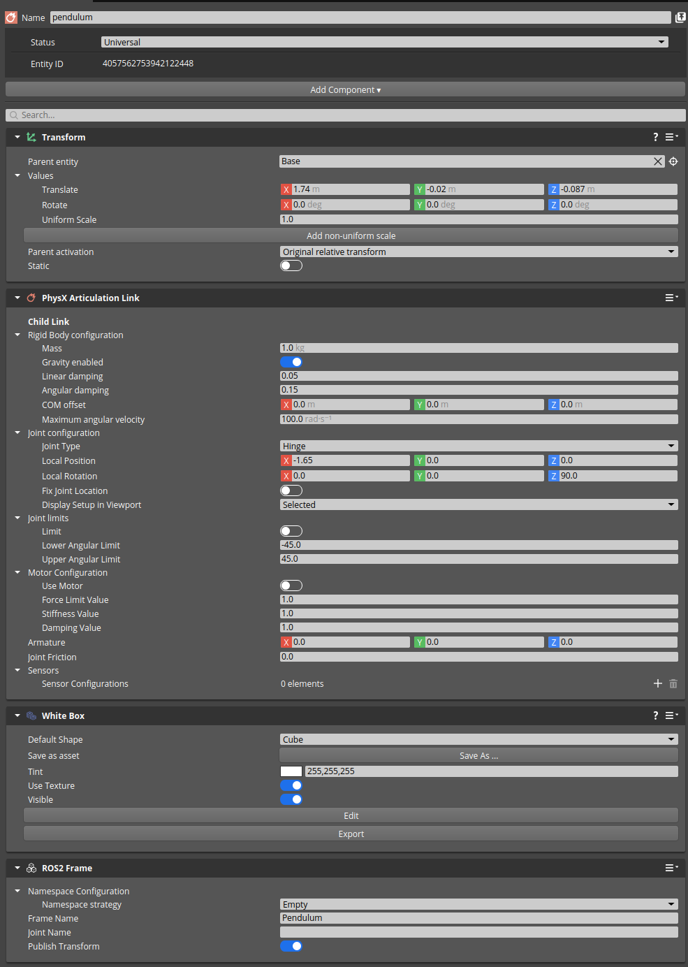 ROS2 Transform are not published with articulation · Issue #346 · o3de/o3de-extras · GitHub