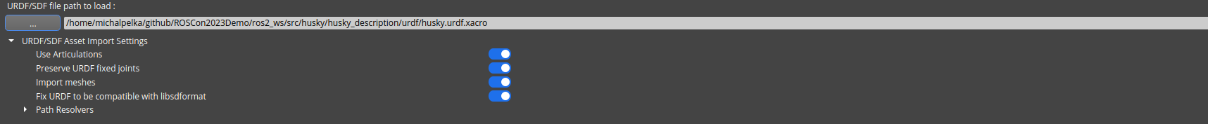 In Memory Urdf Fixing Works Only For Urdfs Not Xacro · Issue 528 · O3deo3de Extras · Github