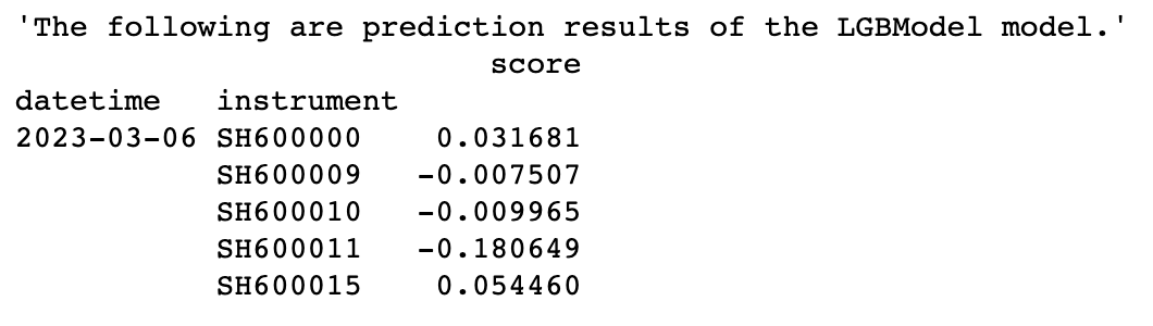 关于预测数据对应日期的疑问 · Issue #1543 · microsoft/qlib · GitHub