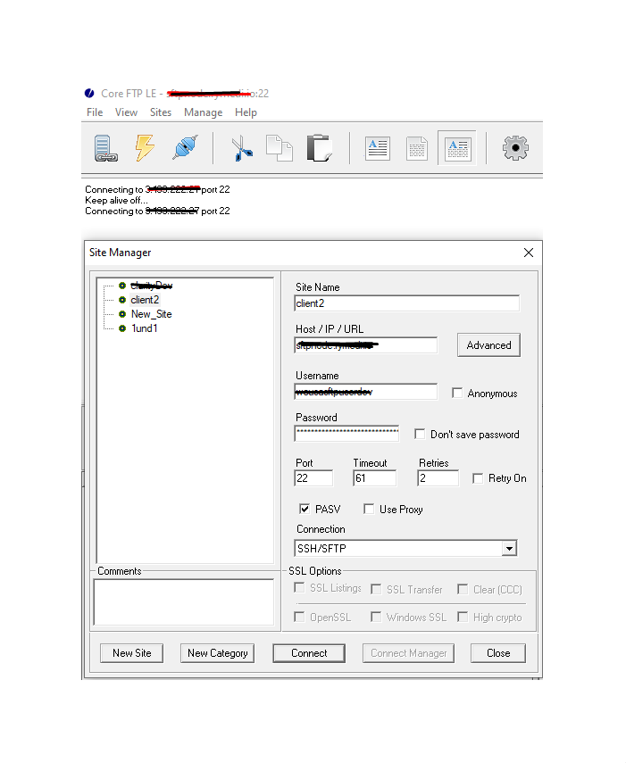 CoreFTP is not able to not connect using SFTP · Issue #735 · drakkan ...