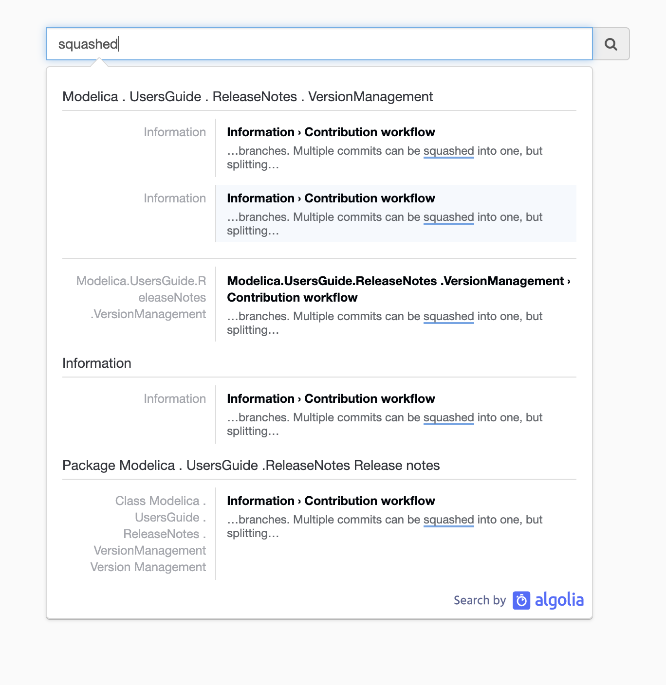 Update modelica.json search index · Issue #2068 · algolia/docsearch-configs · GitHub