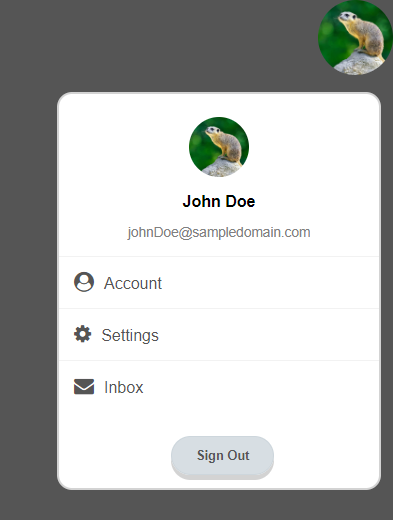 GitHub - m-mashhood-alam/Simple-Account-Dropdown: Simple and elegant account/profile dropdown menu
