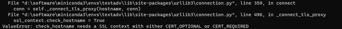 Compatible Problem In Win10 And Ssl Certificate Problem · Issue 445 · Qdata Textattack · Github