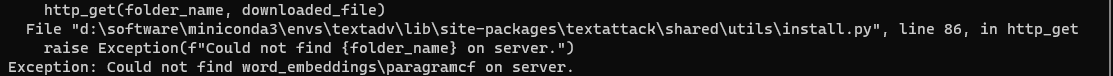 Compatible Problem In Win10 And Ssl Certificate Problem · Issue 445 · Qdata Textattack · Github