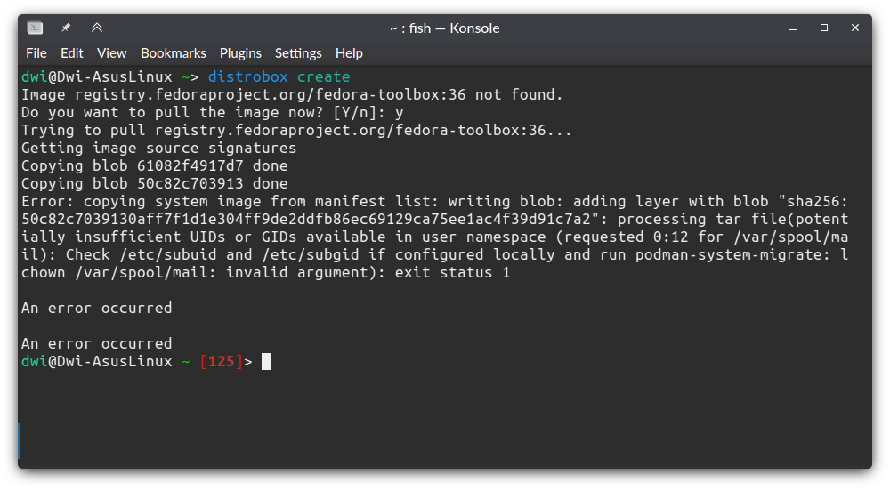 Discussion Cant Install Containers On Distro Box · Issue 484 · 89luca89distrobox · Github