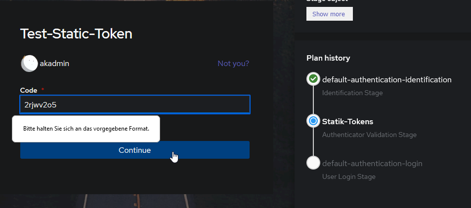 Static Tokens arent validated · Issue #1663 · goauthentik/authentik · GitHub