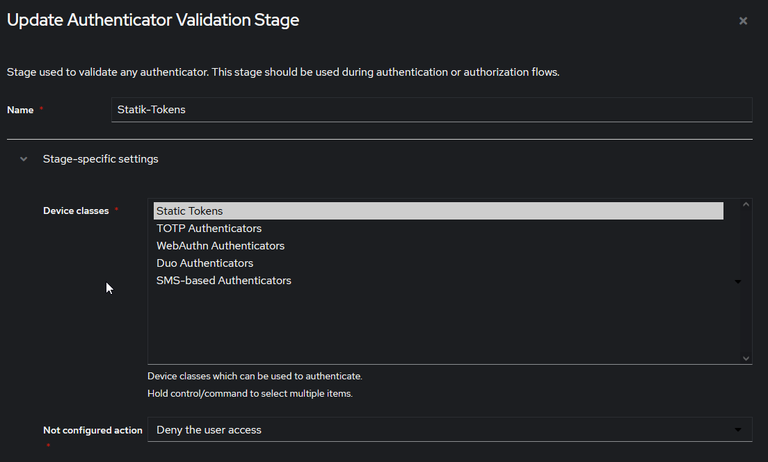 Static Tokens arent validated · Issue #1663 · goauthentik/authentik ...