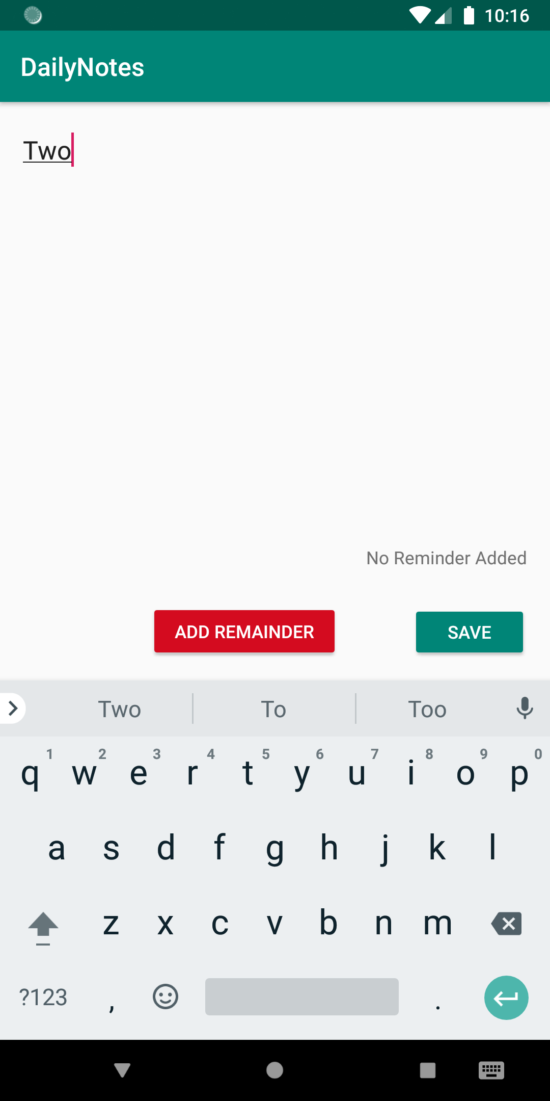 GitHub - mohamedfarith/Daily-Note-App: This project is designed to save ...