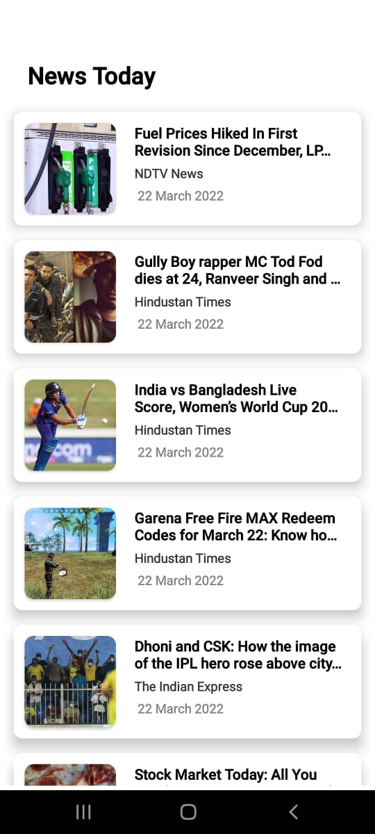 GitHub - mohamedfarith/NewsApplication