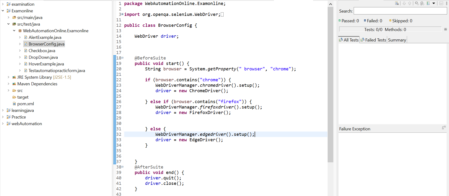 GitHub - rahama21/WebautomationExam