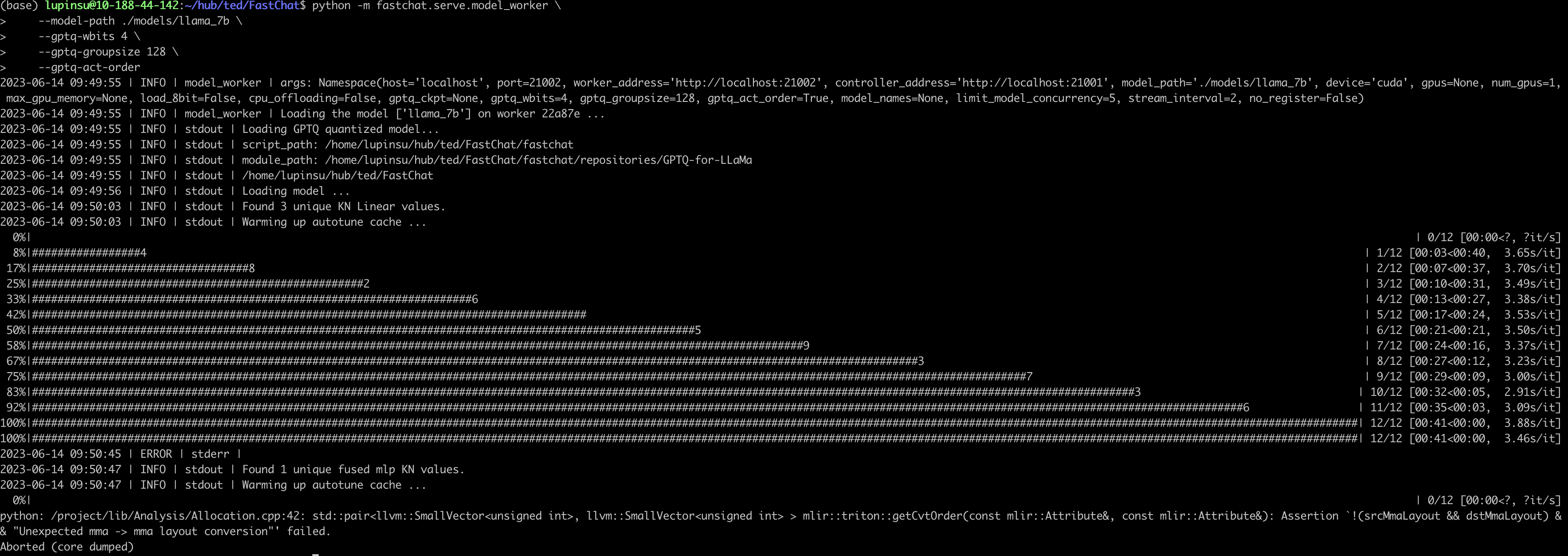 Run Quant Model Error Mma Layout Conversion · Issue 1684 · Lm Sys