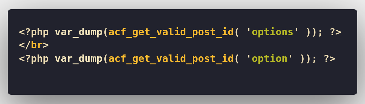 Options page values not loading with param 'option' · Issue #413 · AdvancedCustomFields/acf · GitHub