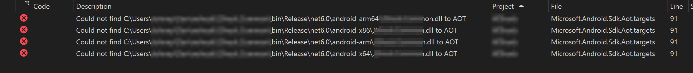 Directory Not Found of DLL from .Net MAUI class library in folder Debug\net6.0-android\android ...