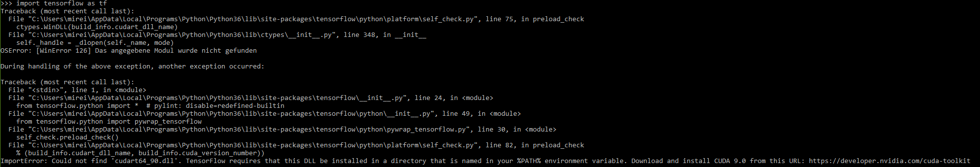 Importerror Could Not Find Cudart64 90 Dll · Issue 17101 · Tensorflow Tensorflow · Github
