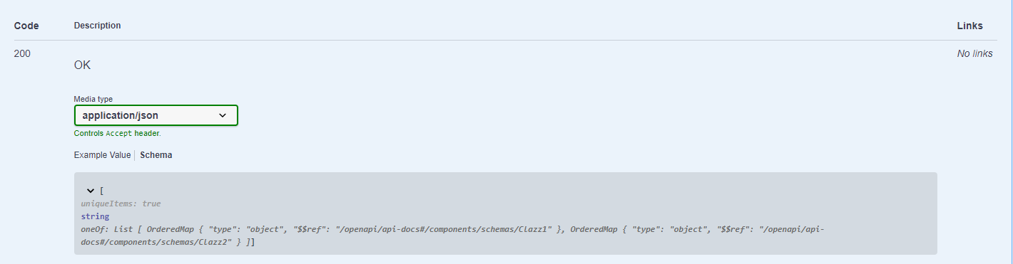 @ArraySchema with oneOf options · Issue #1555 · springdoc/springdoc-openapi · GitHub