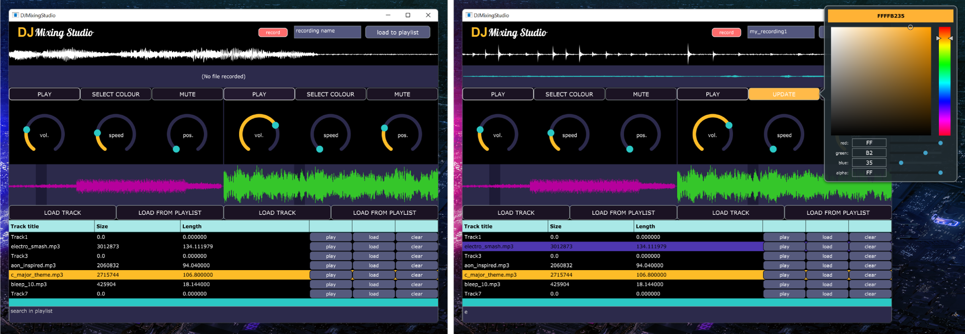GitHub - MariyaSha/DJMixingStudio: C++ DJ Deck Application - my Final ...